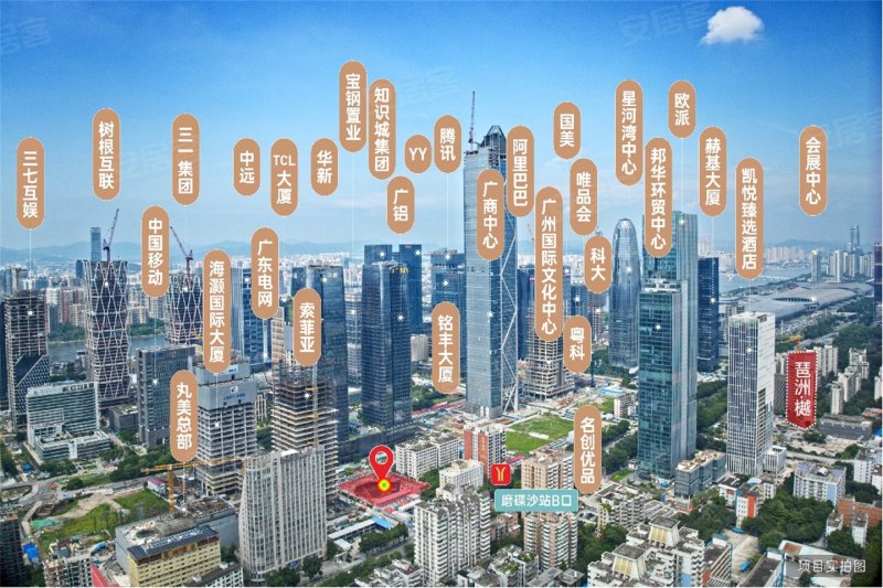 广州琶洲ONE57-配套图(15) - 广州安居客