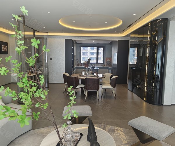 银河·壹号首府C户型，银河·壹号首府4室2厅2卫1厨约159.00平米户型图，朝南北朝向 - 哈尔滨安居客