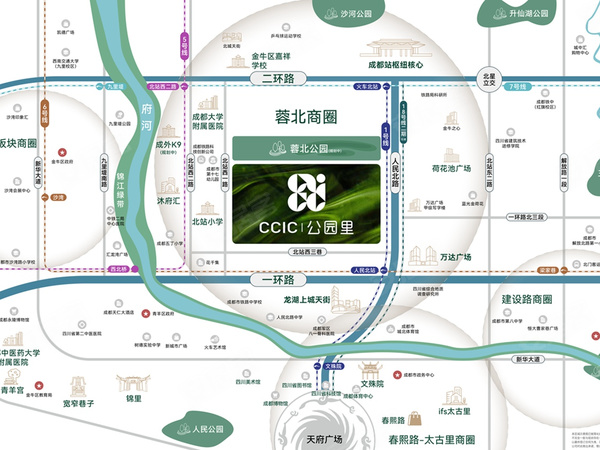 CCIC公园里，成都CCIC公园里房价，楼盘户型，周边配套，交通地图，北站西三巷86号 - 安居客